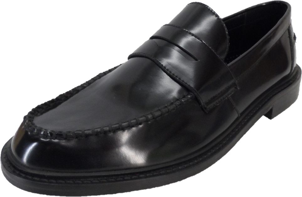 Men's IKON Black Punched Tassel Loafers – Ikon Original